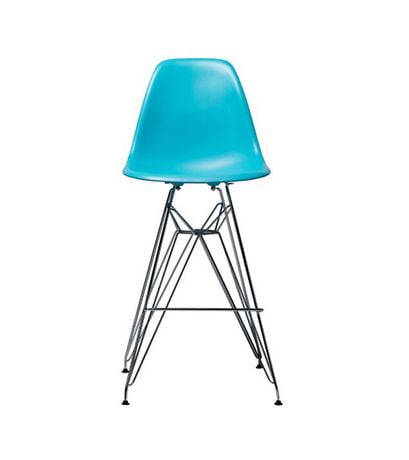 Click here for Heavenly Collection Blue & Chrome Counter Stool Bl... prices
