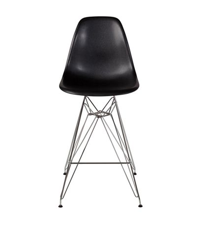 Click here for Heavenly Collection Black & Chrome Counter Stool B... prices