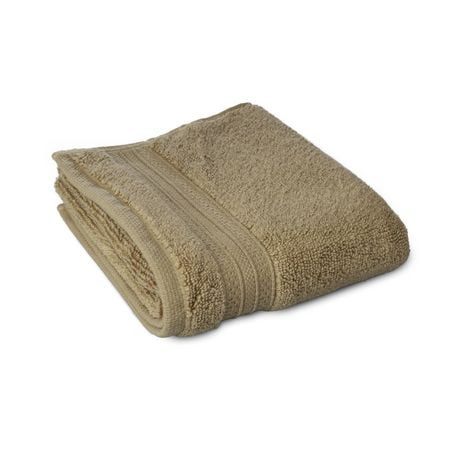 Click here for Hometrends Solid Wash Towel Dark Tan 13 In X 13 In prices