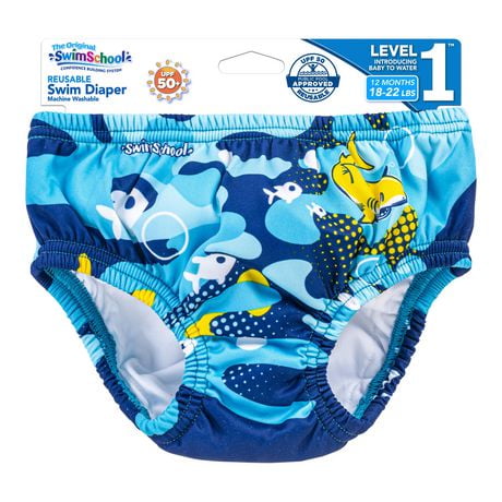Click here for Aqua Float Swimschool Swimming Diaper Shark Print... prices