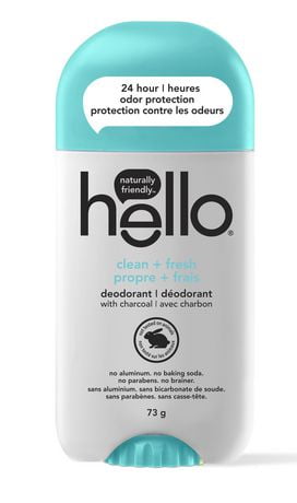 hello clean + fresh deodorant with charcoal | Walmart Canada
