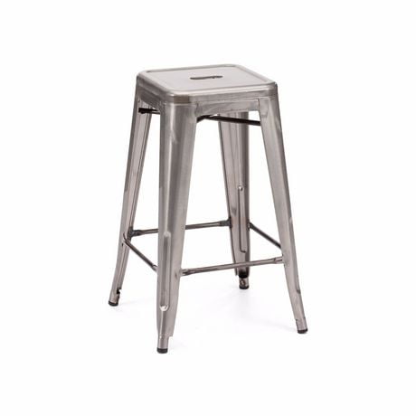 Nicer Furniture Tolix Gunmetal Counter Stool - Walmart.ca