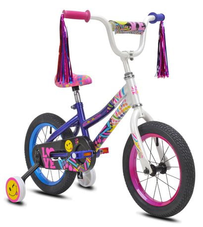 LittleMissMatched 14" Girls Bike- Purple - Walmart.ca
