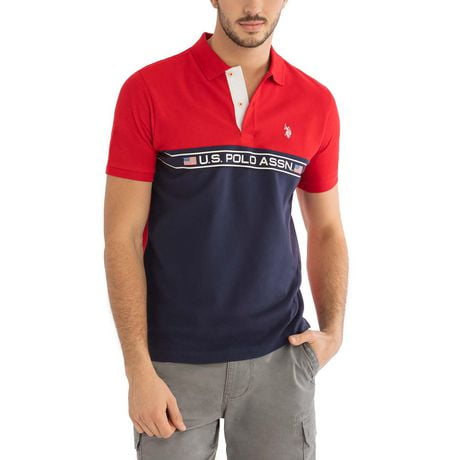 U.S. Polo Assn Color Block Polo - Walmart.ca