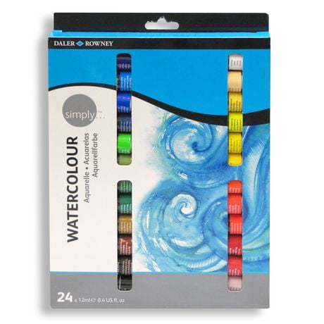 Click here for Daler-Rowney Simply Watercolor Tubes Assorted 24 prices