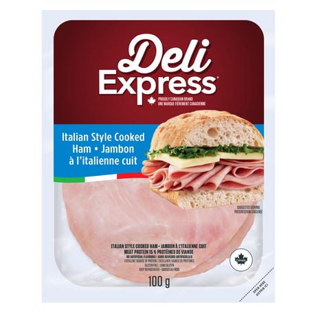 Deli Express Italian Style Sliced Ham, 100 g - Walmart.ca