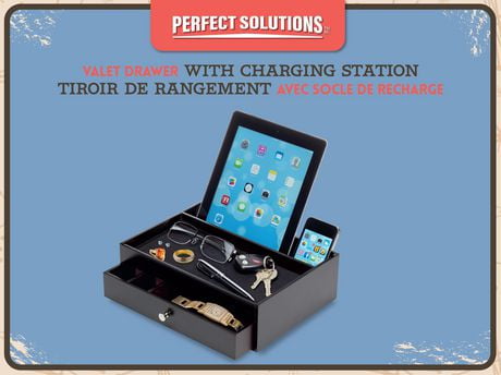 Valet Drawer W/Charge Station | Walmart Canada
