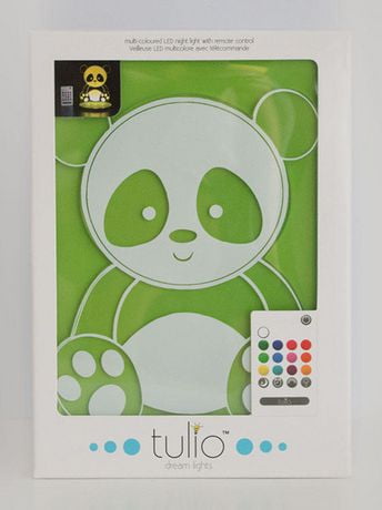 Tulio Dream Light Multi Coloured LED Night Light - Panda | Walmart Canada