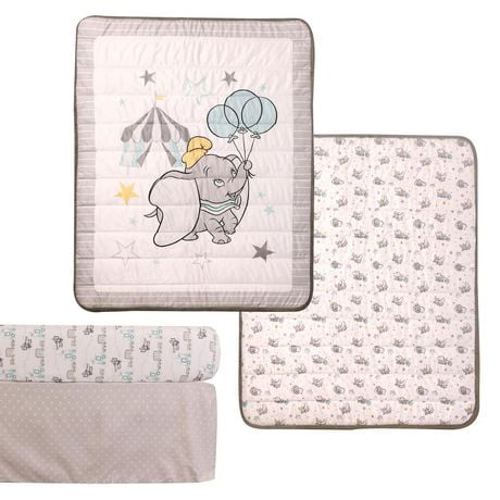 Disney Dumbo 3 Piece Crib Bedding Set | Walmart Canada