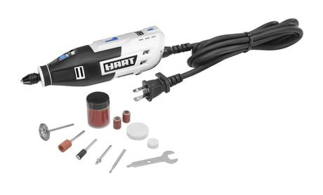 HART 1 Amp 2-Speed Rotary Tool Kit with 10 Accessories - Walmart.ca