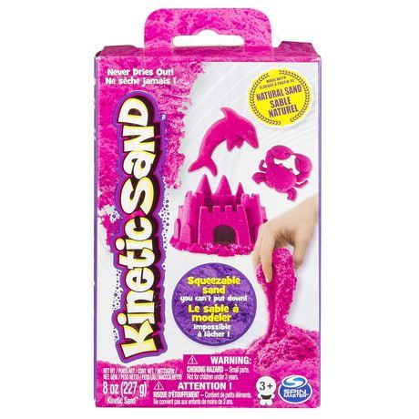 Click here for Kinetic Sand Pink 8 Oz Squeezable Sand prices