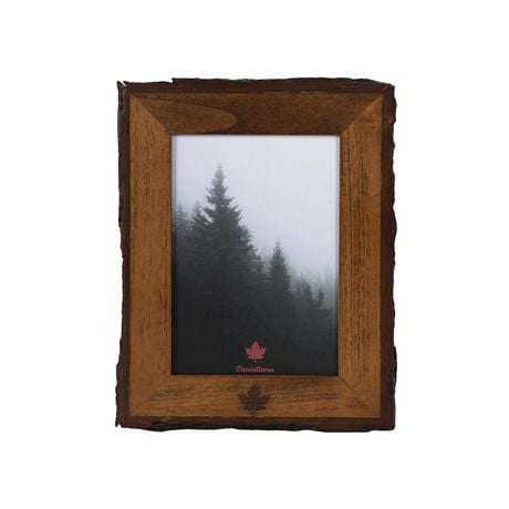 Canadiana Wooden Picture Frame with Faux Live Edge - Walmart.ca