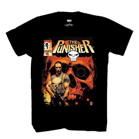 Click here for Marvel Mens Punisher Big Skull T-Shirt Black S prices
