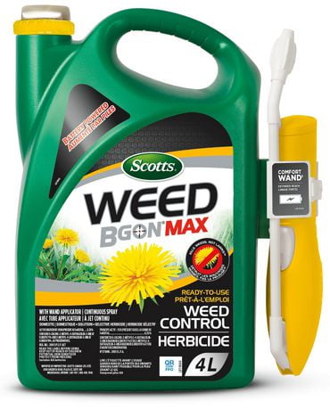 Scotts Weed B Gon Max Ready-To-Use Weed Control with Wand Applicator 4L ...