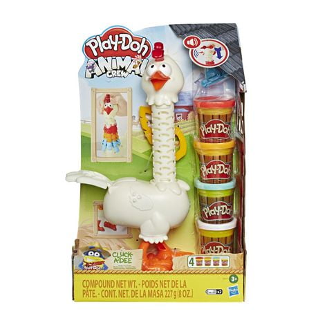 Click here for Hasbro Play-Doh Animal Crew Cluck-A-Dee Feather Fu... prices