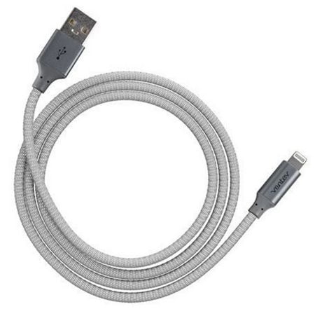 Click here for Ventev Charge/Sync Metallic Cable Lightning 4Ft Si... prices