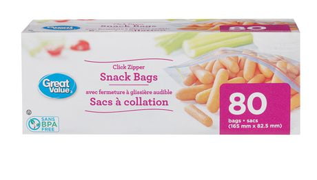 Great Value Snack Bags, 80 Bags - Walmart.ca