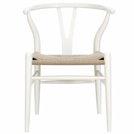Click here for Nicer Furniture Wegner Style Dining Chairs In Whit... prices