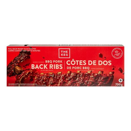 The Keg BBQ Pork Back Ribs, 700 g - Walmart.ca