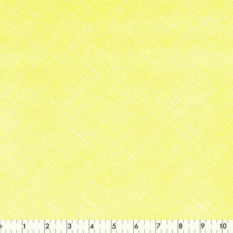 Fabric Creations Yellow Woven Lines Cotton Fabric by the Metre ...