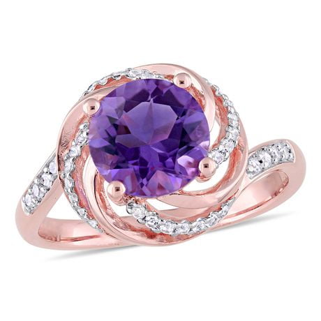 Click here for Tangelo 1-5/8 Carat T. G.W Amethyst And White Topa... prices