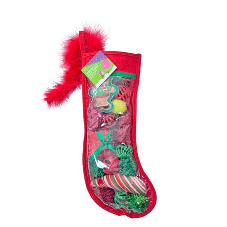 Vibrant Life Holiday 18 Pieces Cat Toy Stocking Gift Set, Red - Walmart.ca