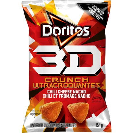 Doritos 3D Crunch Chili Cheese Nacho Flavoured Corn Snacks | Walmart Canada