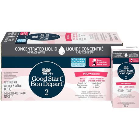 NESTLÉ Good START with PRO-BLEND Stage 2 Baby Formula, Concentrate ...
