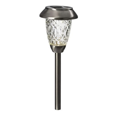 Click here for Sterno Home Stainless Steel Faceted Solar Path Lig... prices