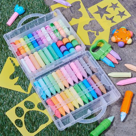 Play Day 80 CT Mega Sidewalk Chalk Carry Pack - Walmart.ca