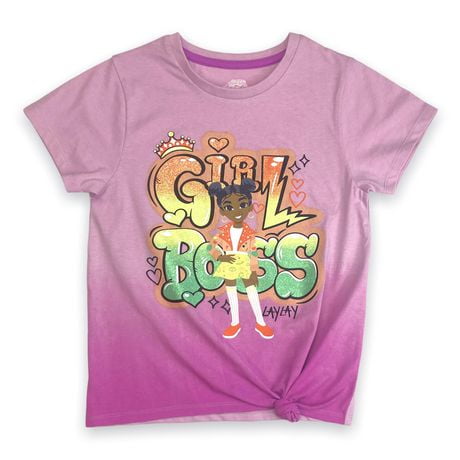 That Girl Lay Lay Girls short sleeve top. This girl's stylish crew neck ...