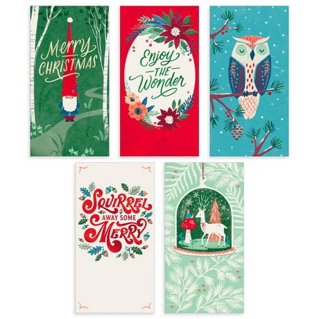 Hallmark Christmas Gift Card Holders or Money Holders Assortment, Enjoy ...