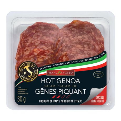 Marcangelo Hot Genoa Salami, Snack Size | Walmart Canada