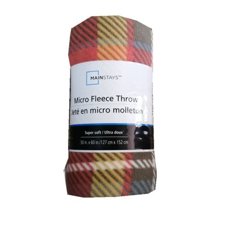 Mainstays Micro Fleece Throw - Walmart.ca