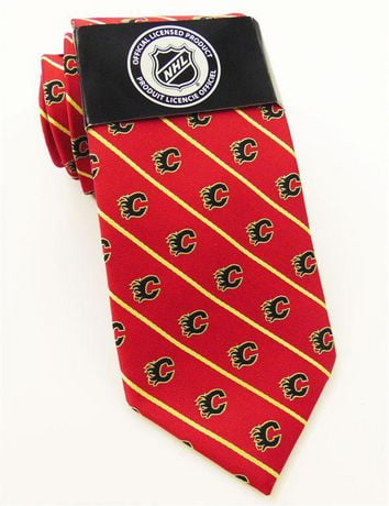 NHL Calgary Mens Jacquard Tie | Walmart Canada