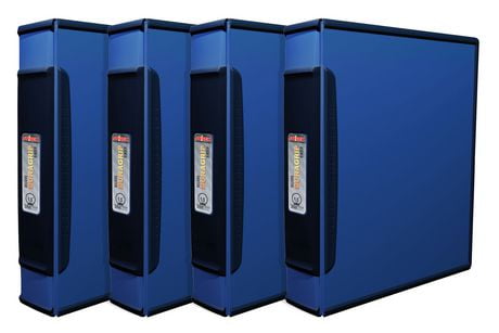 Storex Duragrip Binder, Hard Cover/ 1.5"Inch & O-Ring/ Blue (4 units ...