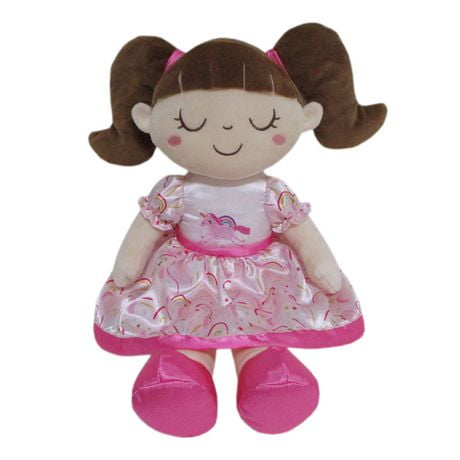 Kid Connection Plush Stuffed Doll Pink, 18inch | Walmart Canada
