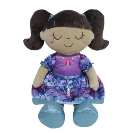 Kid Connection Plush Stuffed Doll Purple 18inch | Walmart Canada