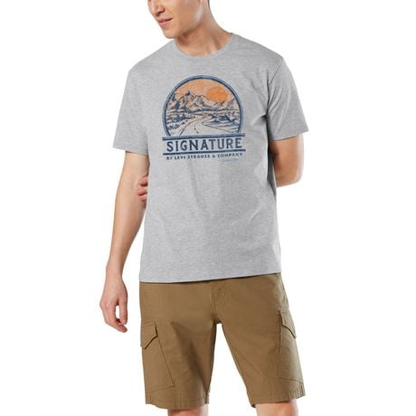 Click here for Signature By Levi Strauss & Co. Mens T-Shirt Heath... prices