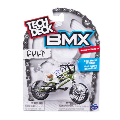 Tech Deck - BMX Finger Bike – Cult – Green/Black – Series 10 - Walmart.ca