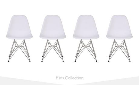 Click here for Heavenly Collection White Kids Chair White # prices