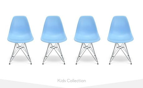 Click here for Heavenly Collection Blue Kids Chair Light Blue # prices