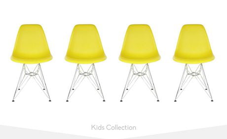 Click here for Heavenly Collection Yellow Kids Chair Yellow # prices