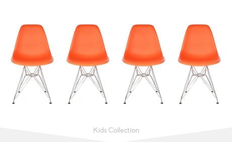 Click here for Heavenly Collection Orange Kids Chair Orange # prices