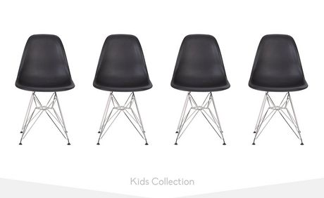 Click here for Heavenly Collection Black Kids Chair Black # prices