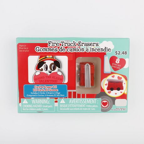 8 FIRE TRUCK ERASER | Walmart Canada