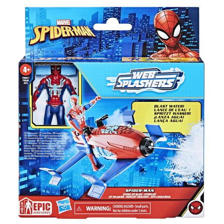 Marvel Spider-Man Epic Hero Series Web Splashers Spider-Man Hydro Jet ...