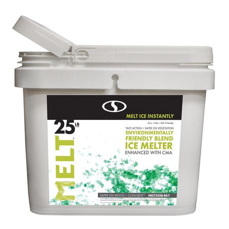 Snow Joe MELT 25 Lb. Bucket Premium Environmentally-Friendly Blend Ice ...