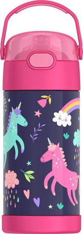 Thermos Funtainer 12 Oz Vacuum Insulated Straw Bottle, Unicorn, ,12 OZ Bottle - Walmart.ca