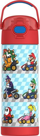 Thermos 16 Oz Stainless Steel Vacuum Insulated Bottle, Super Mario ...